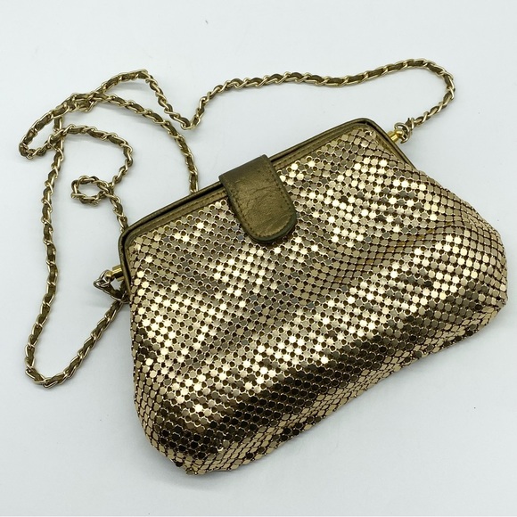 Vintage | Bags | Vintage Unbranded Gold Mesh Frame Bag | Poshmark